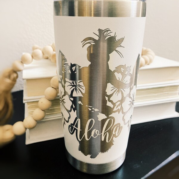 Hawaiian Print Tumbler Cups - Etsy