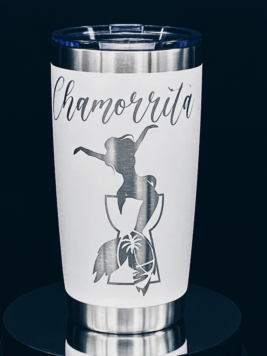 Laser Engraved Guam Seal, Latte Stone, Mermaid, "chamorrita" 20oz ...