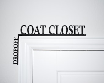 Coat Closet Sign - Etsy