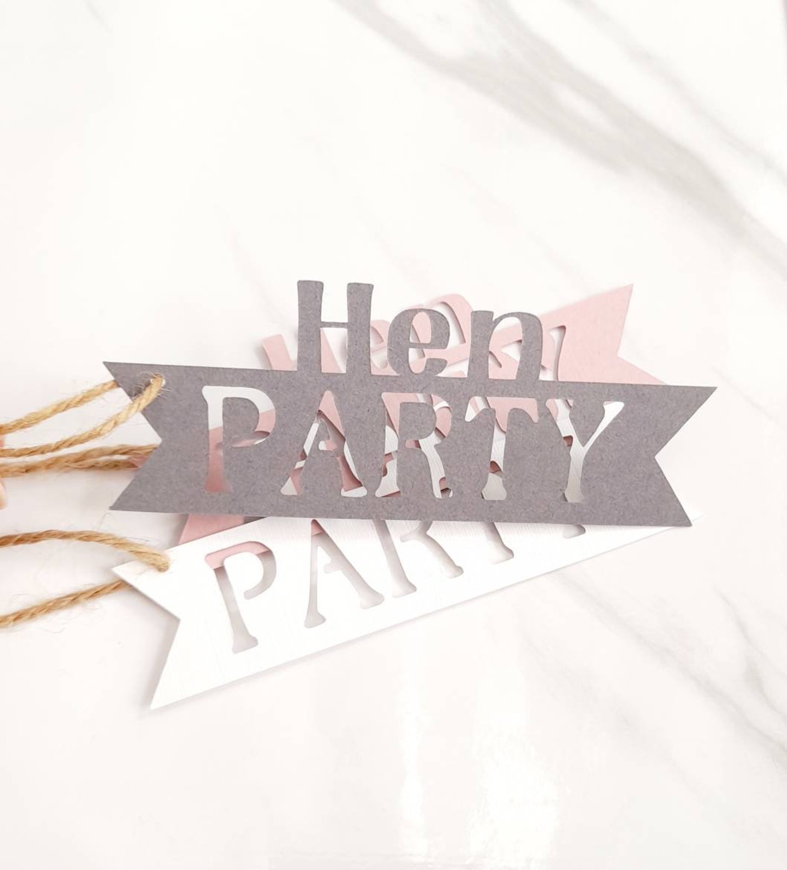 Hen Do Paper Tag Hen Party Decorations Bridal Party Favour | Etsy