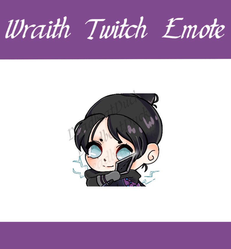 Wraith Apex Legends Twitch Emote premade digital PNG File - Etsy