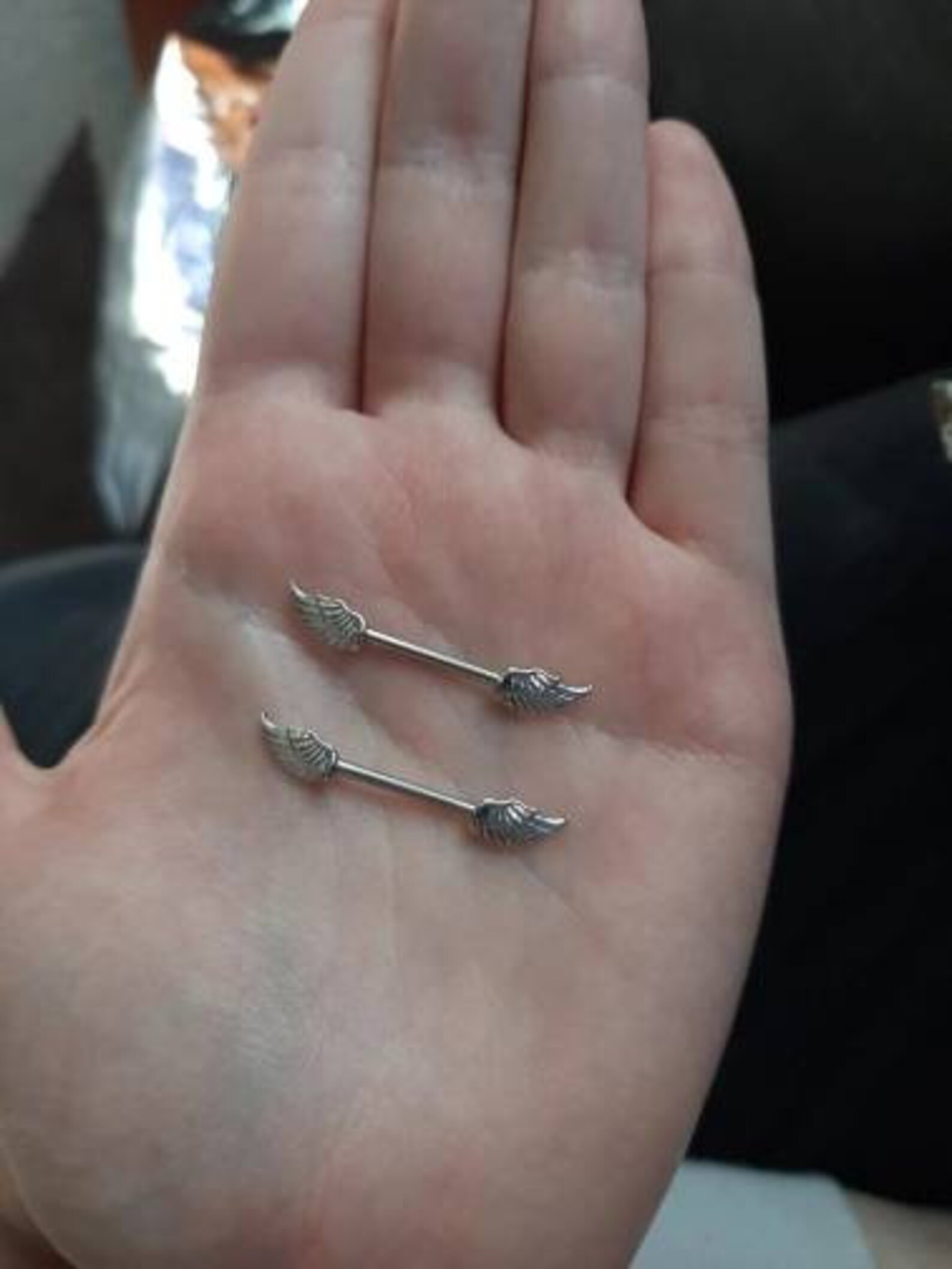 Angel Wings Feather Angel Wings Body Nipple Rings Jewelry | Etsy