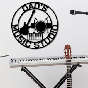 Custom Music Room Sign, Music Studio Metal Sign, Personalized Music ...
