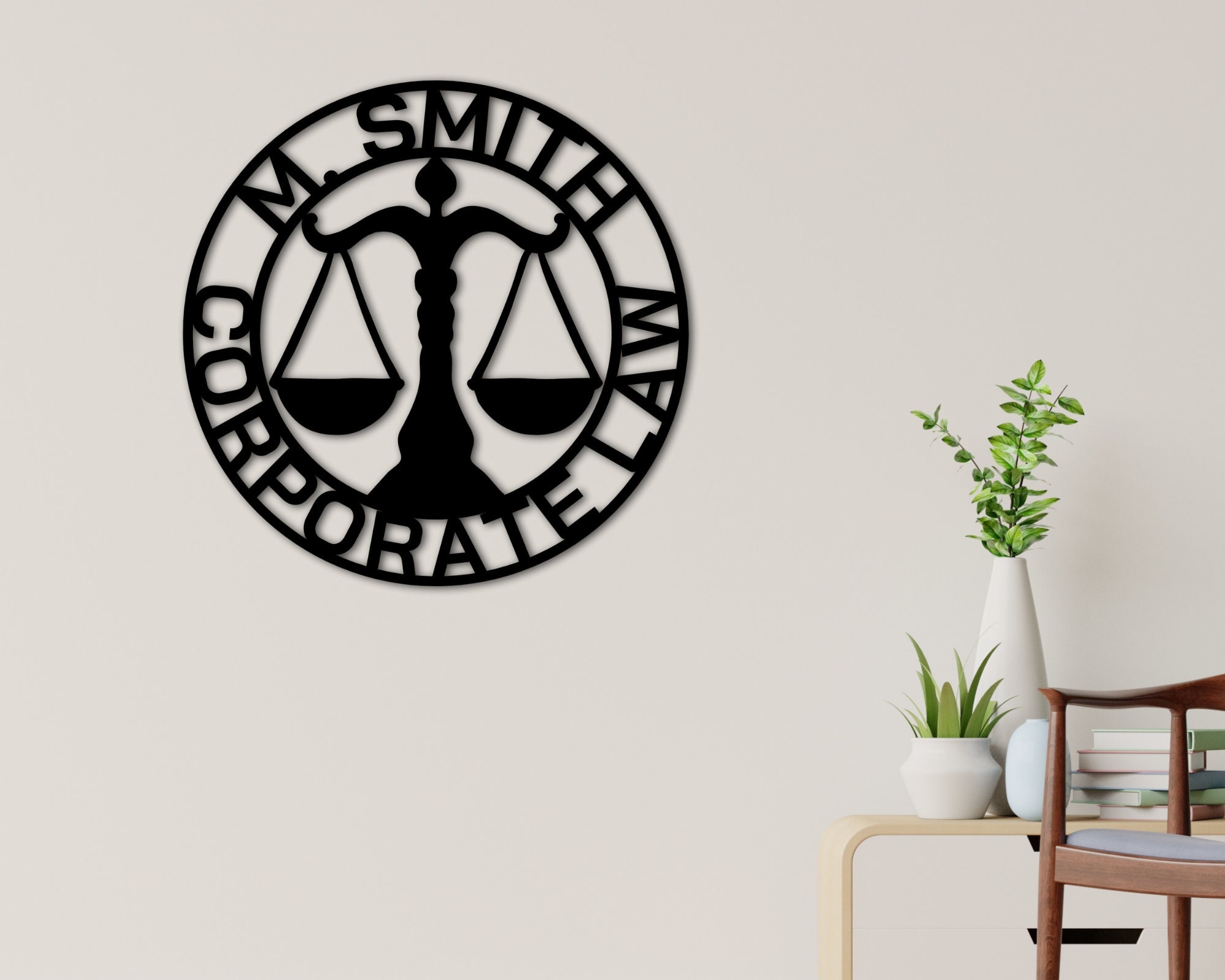 Custom Law Firm Metal Sign Personalized Lawyer Sign Lawyer - Etsy