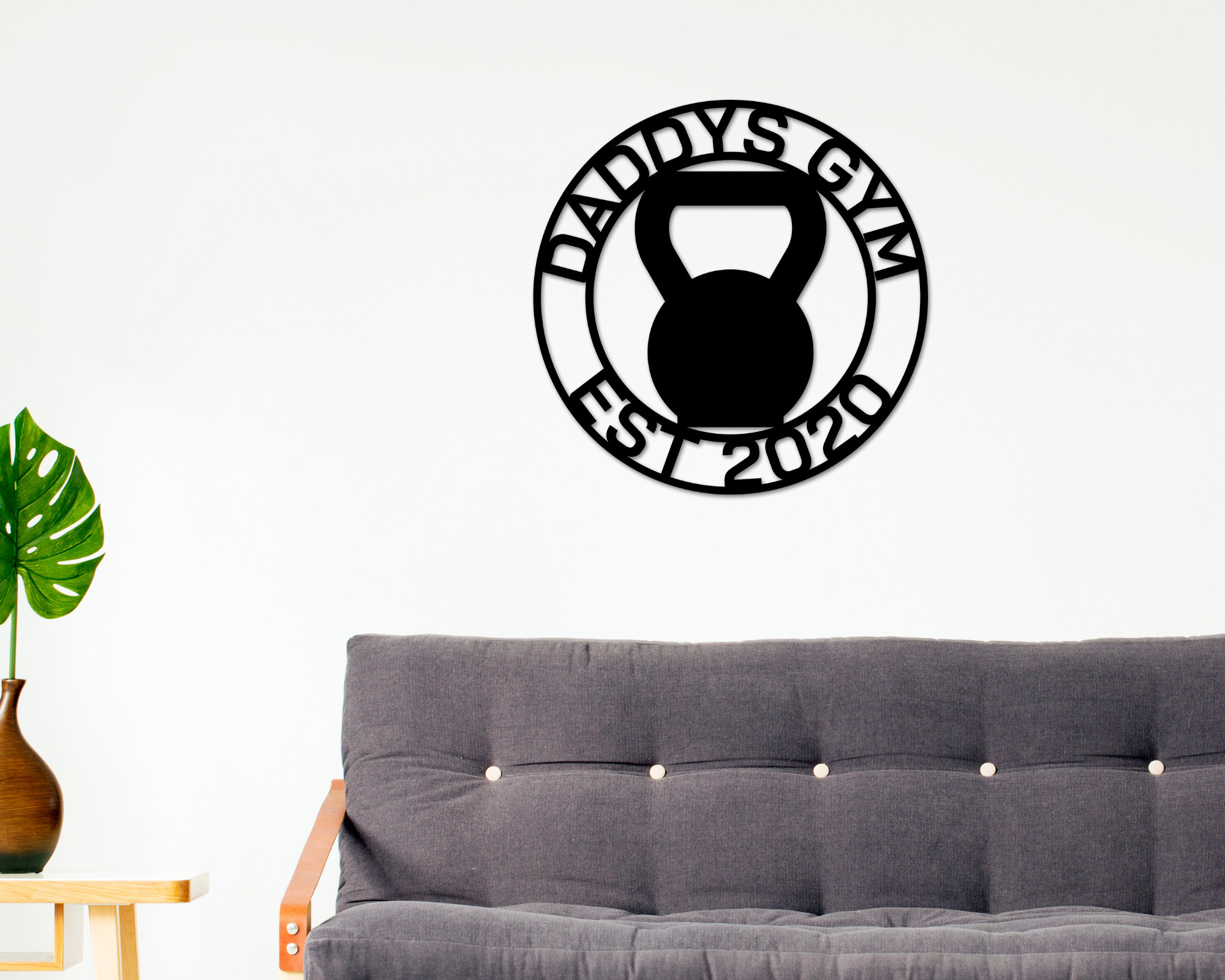 Personalized Gym Sign Kettlebell Sign Gym Kettlebell Sign | Etsy
