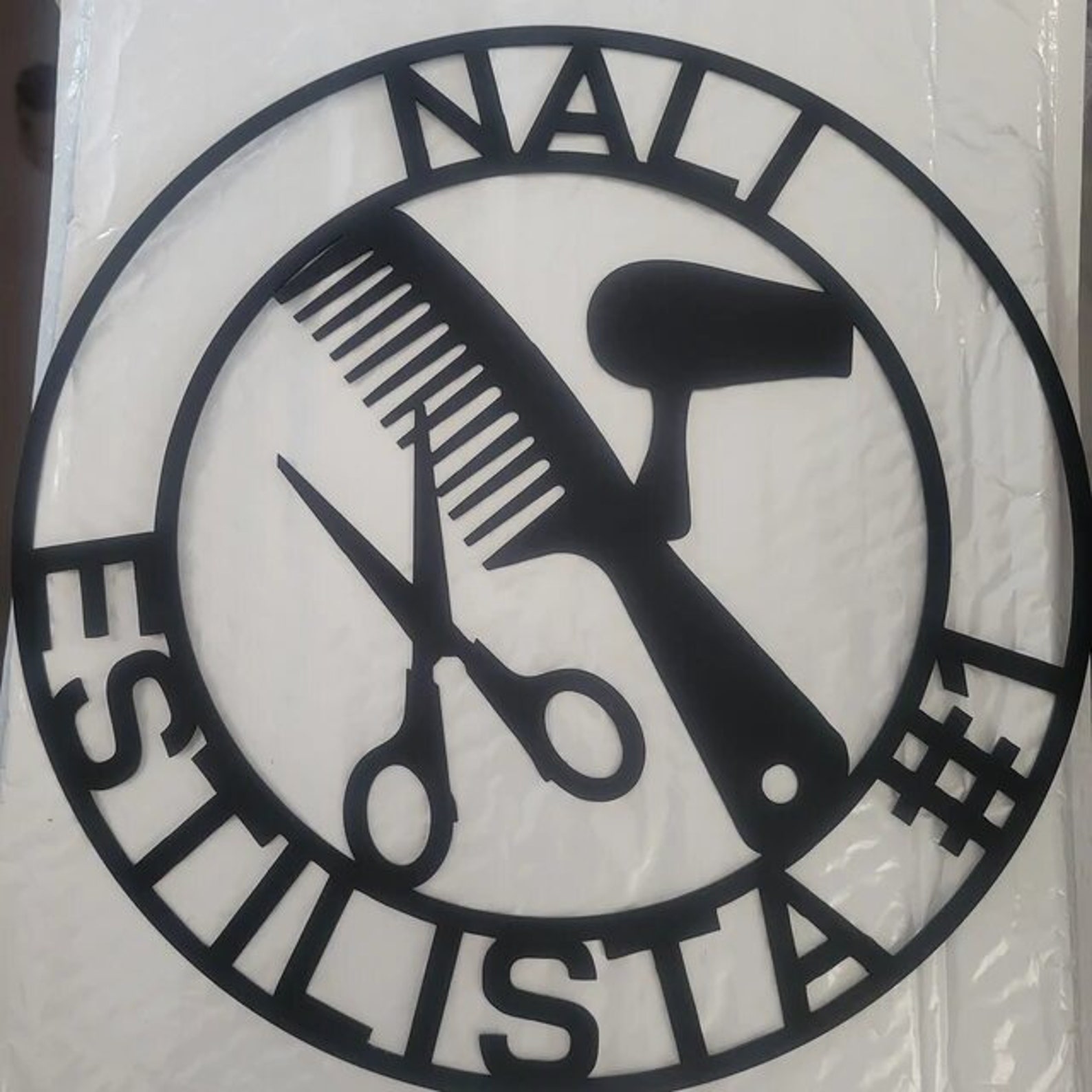 Hair Salon Sign Metal Hair Stylist Sign Personalized Salon - Etsy