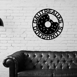 Donut Shop Sign, Personalized Donuts Sign, Donut Shop Decor, Custom ...