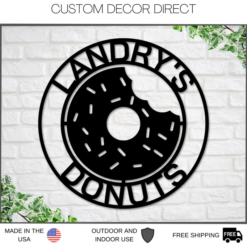 Doughnut Shop Sign - Etsy