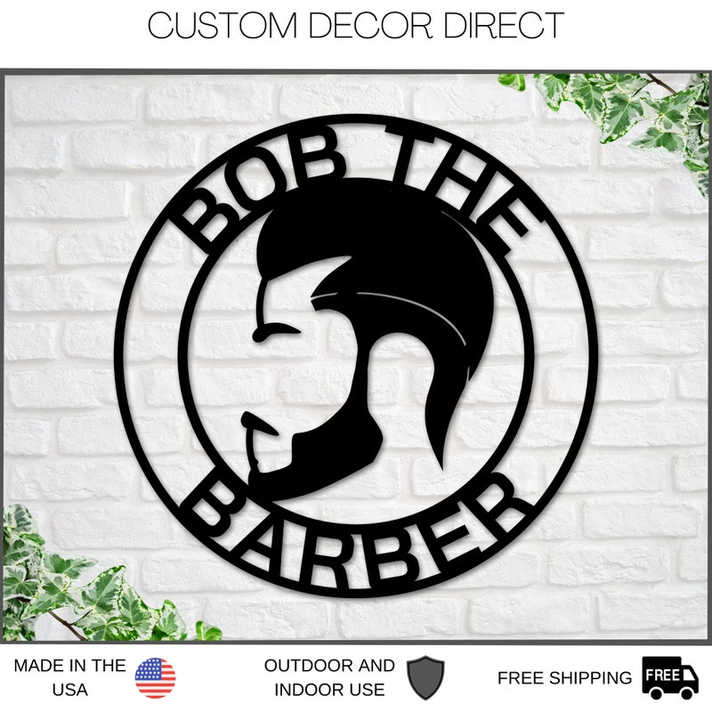 Barber Shop Sign - Etsy