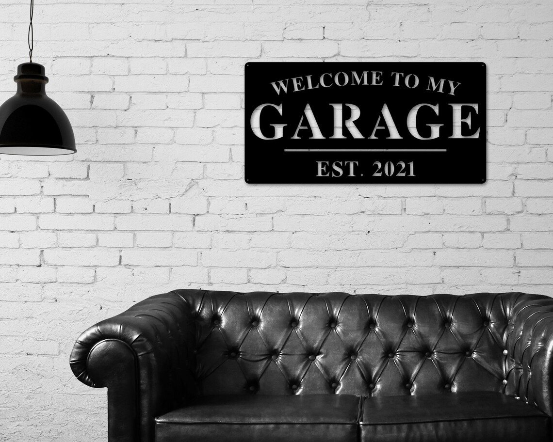 Garage Sign Garage Decor Personalized Garage Sign Gift for | Etsy