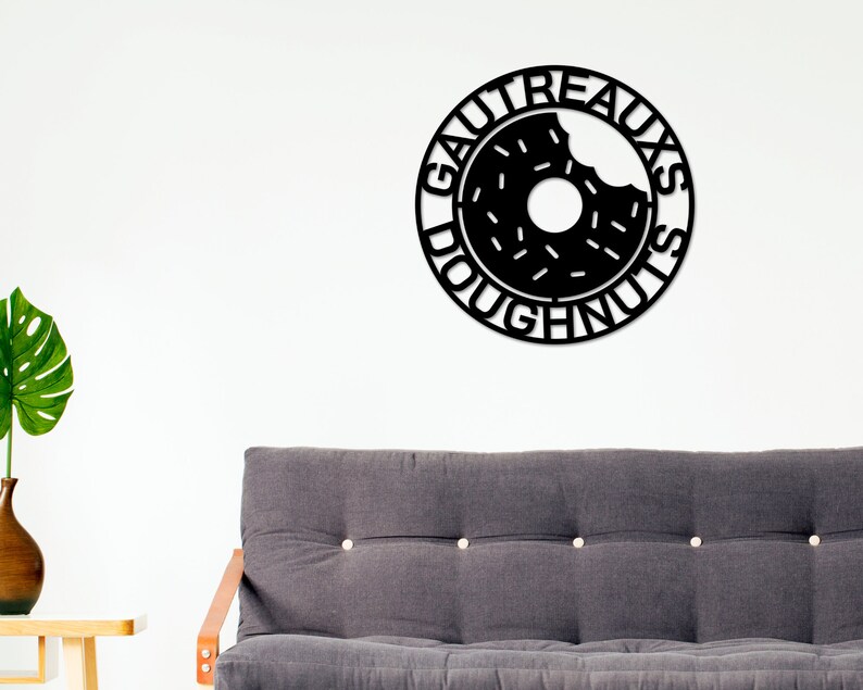 Donut Shop Sign Personalized Donuts Sign Donut Shop Decor - Etsy