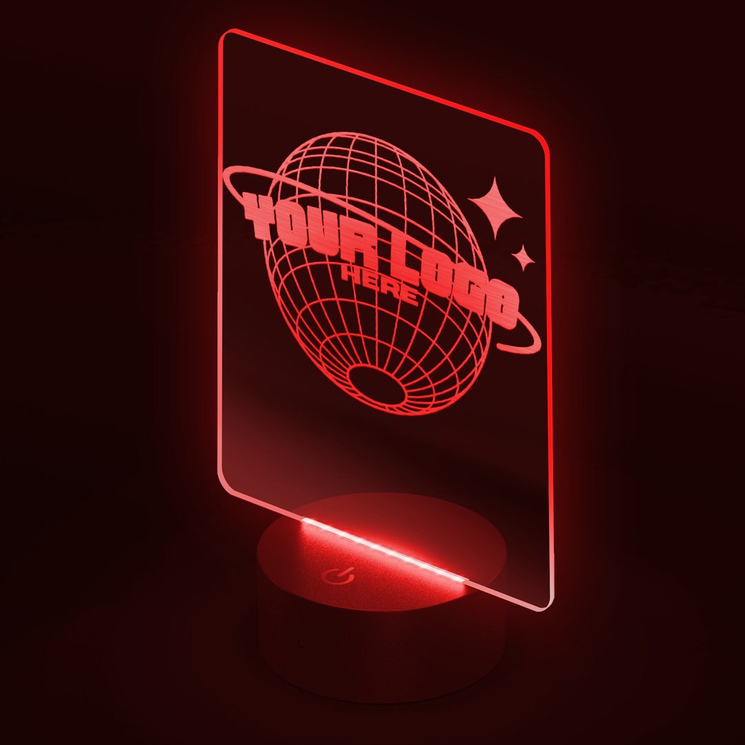 Custom LED Sign, Your Custom Text LED Lamp, Your Logo Here Sign ...