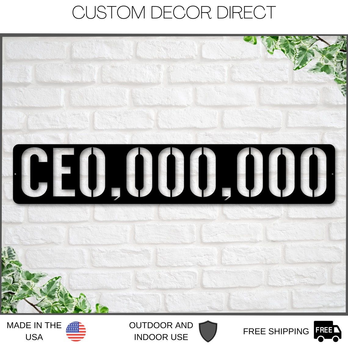 Motivational Sign Entrepreneur Sign CEO Sign Sign for - Etsy