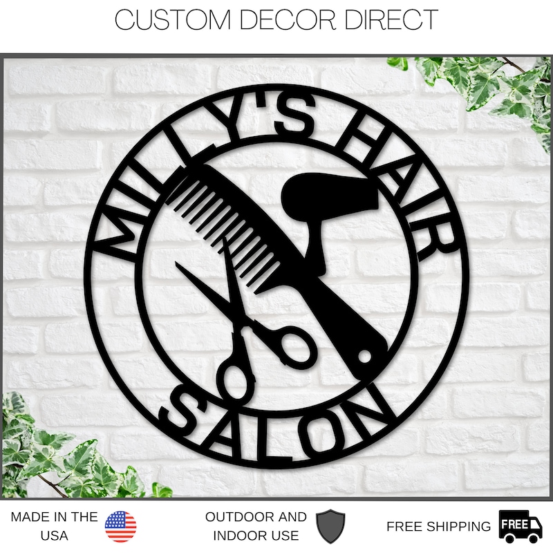 Salon Sign - Etsy
