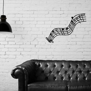 Metal Musical Note Art, Music Symbol Decor, Musician Decor, Studio Wall ...