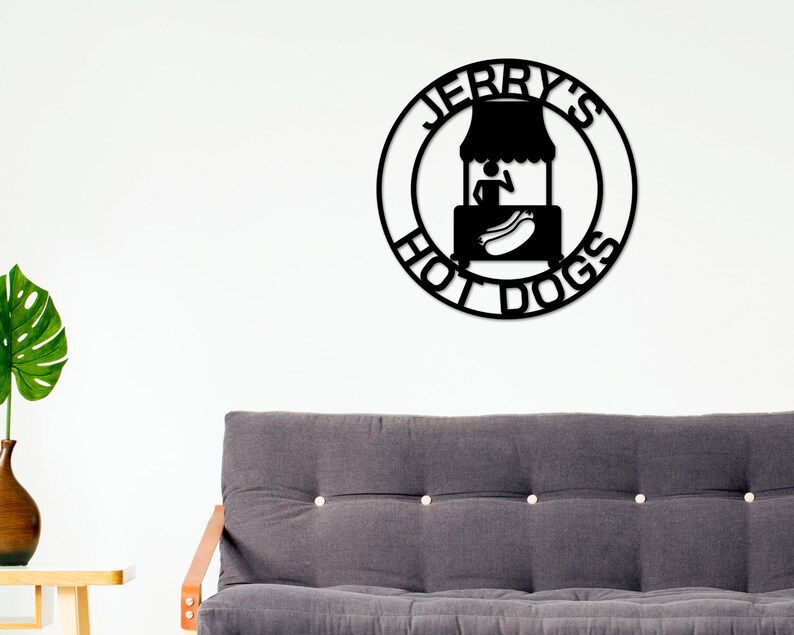 Hot Dog Stand Sign Hot Dog Shop Sign Personalized Hot Dog - Etsy