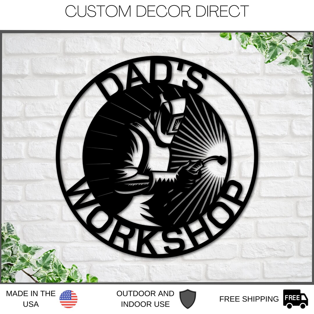 Customized Metal Welding Sign, Sign for Welder, Welder Sign ...