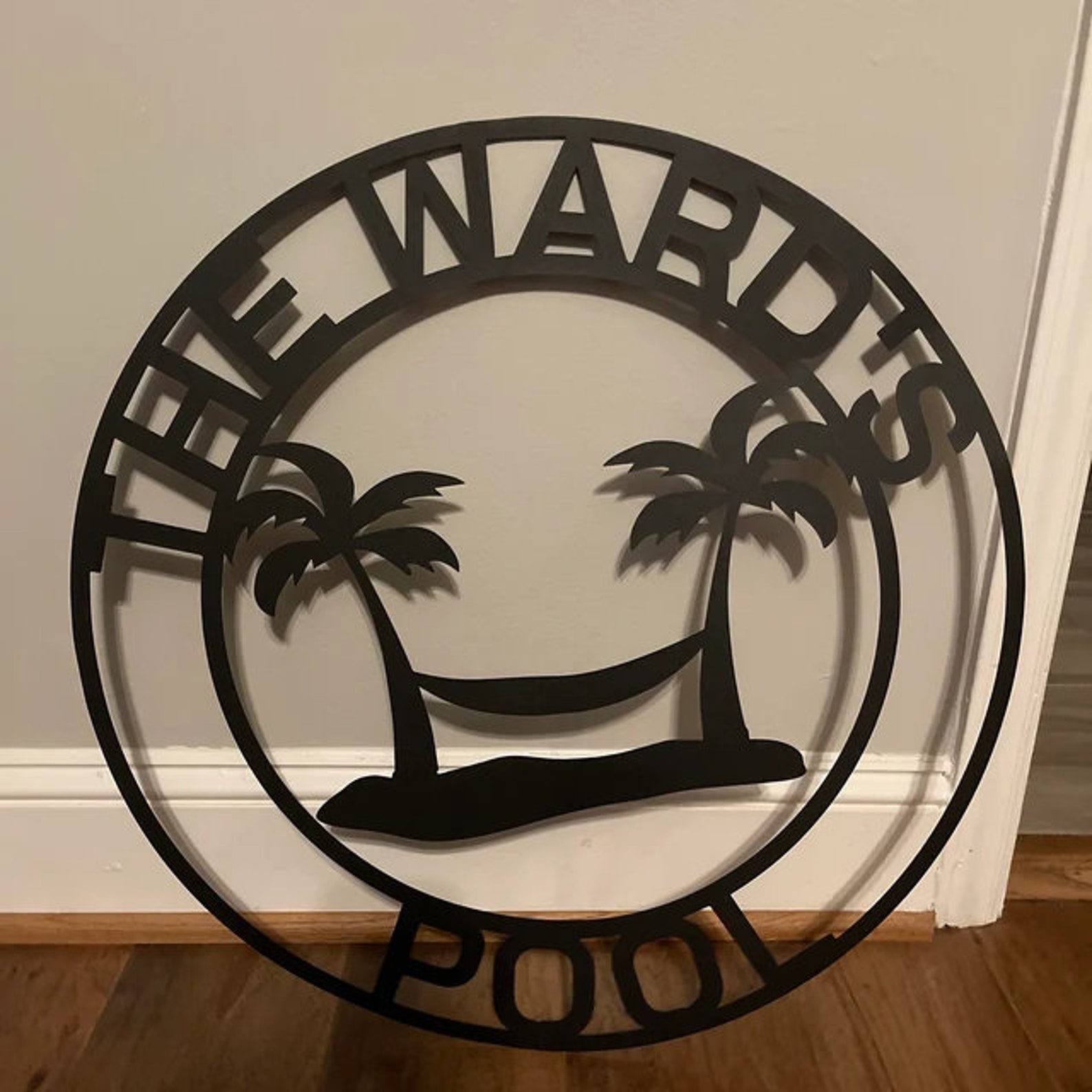 Custom Pool Sign, Pool Sign, Welcome Pool Sign, Metal Pool Sign, Pool ...