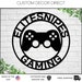 Gaming Sign, Gamer Sign, Gaming Username Sign, Game Room Sign, Console ...