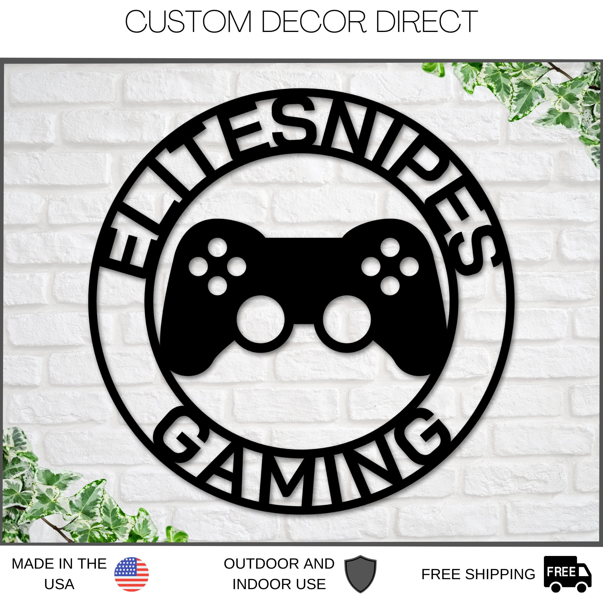 Gaming Sign Gamer Sign Gaming Username Sign Game Room Sign - Etsy