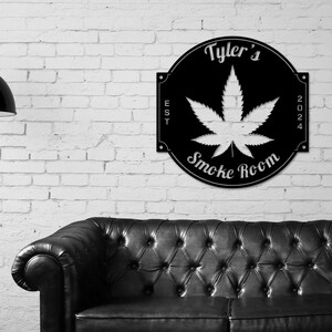 Custom Marijuana Sign, Weed Metal Wall Decor, Marijuana Dispensary Sign ...