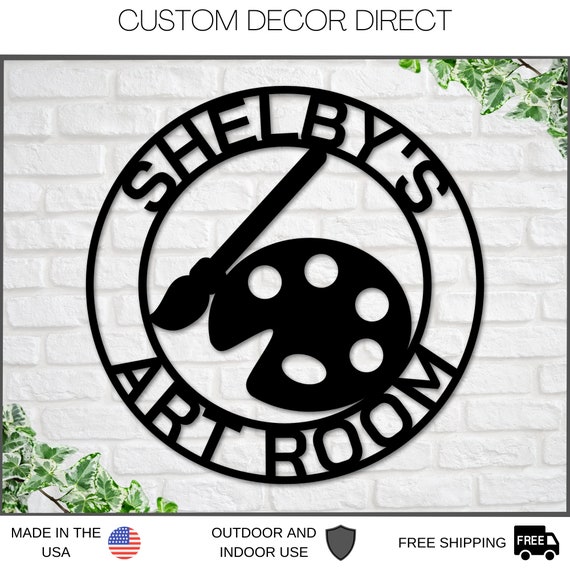 Art Room Sign Craft Room Sign Arts and Crafts Sign Metal - Etsy