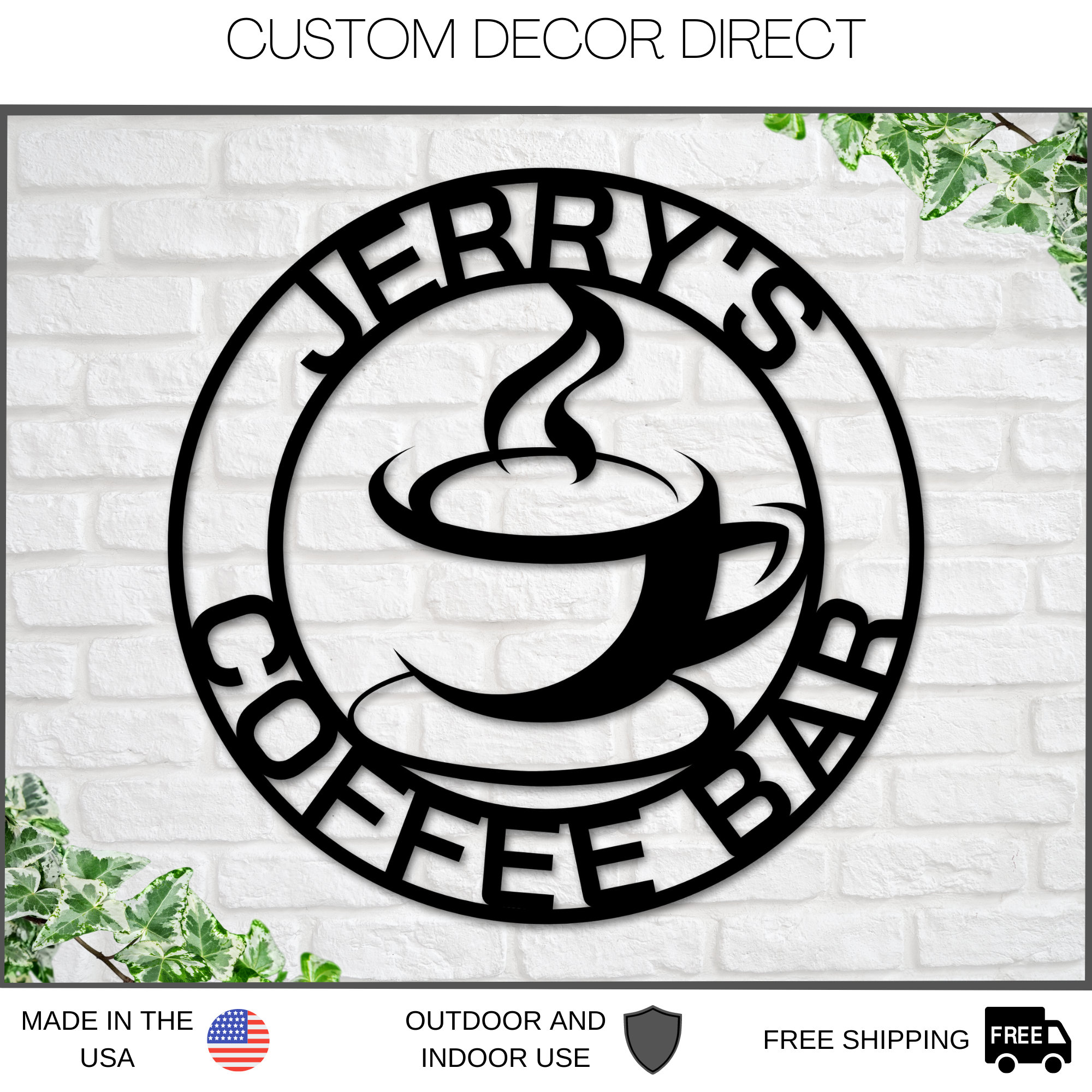 Café Sign Coffee Cafe Sign Custom Café Coffee Lover Metal - Etsy UK