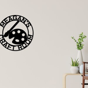 Art Room Sign, Craft Room Sign, Arts and Crafts Sign, Metal Sign, Hobby ...