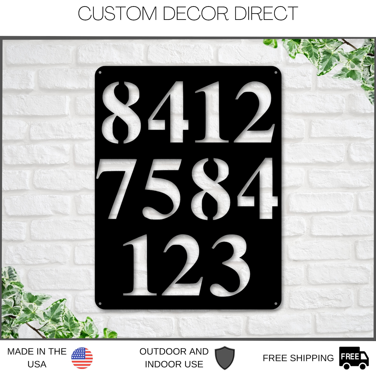 Address Sign Multiple Addresses Address Sign Metal Address - Etsy