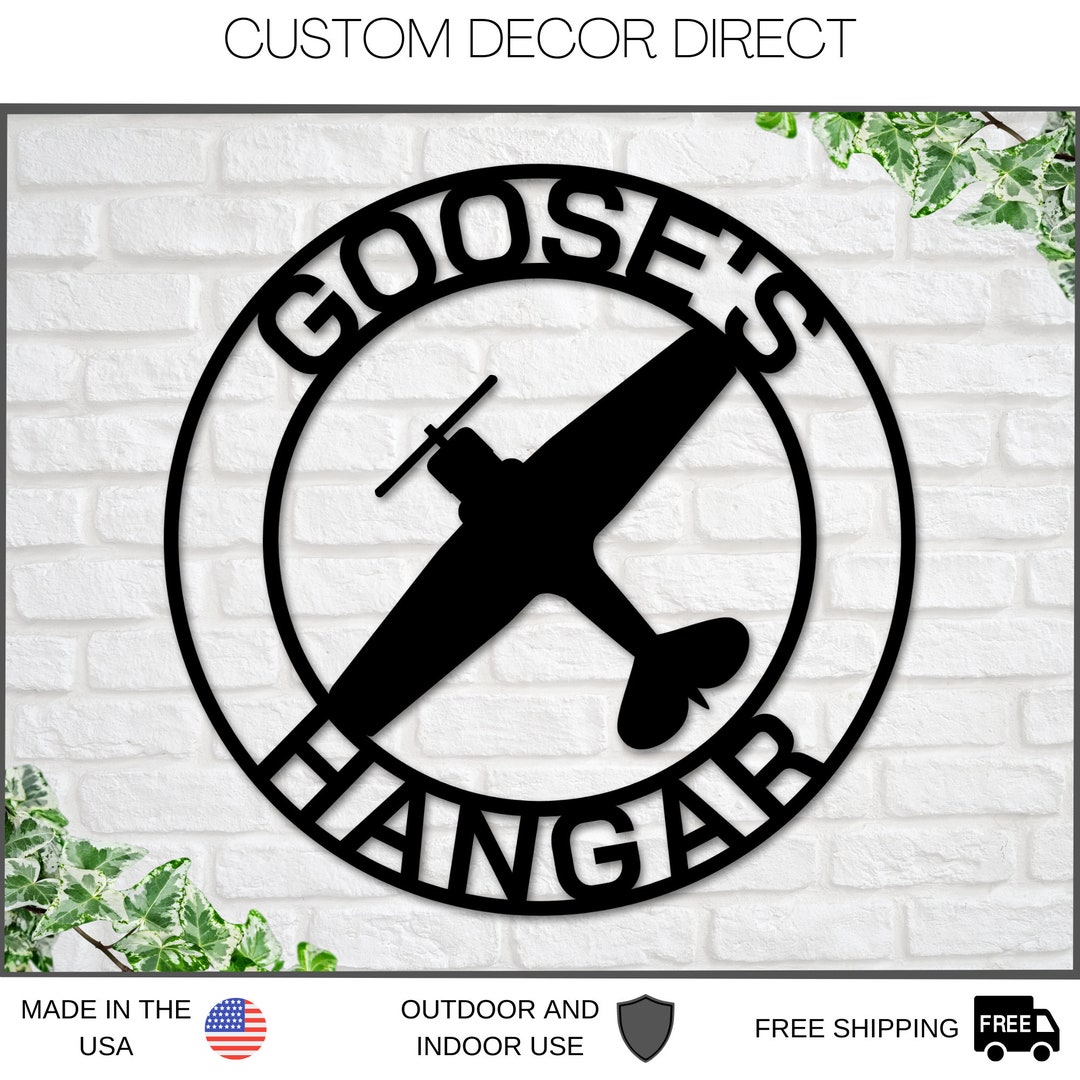 Airplane Themed Nursery Sign, Airplane Name Sign, Metal Circle Name ...