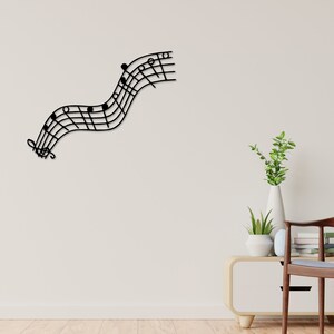 Metal Musical Note Art, Music Symbol Decor, Musician Decor, Studio Wall ...