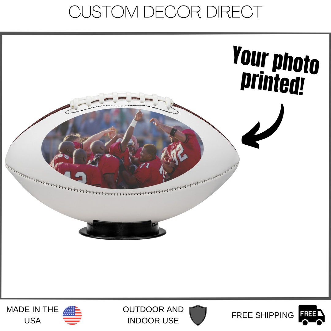 Custom Football, Personalized Football, Football Team Picture, Player ...