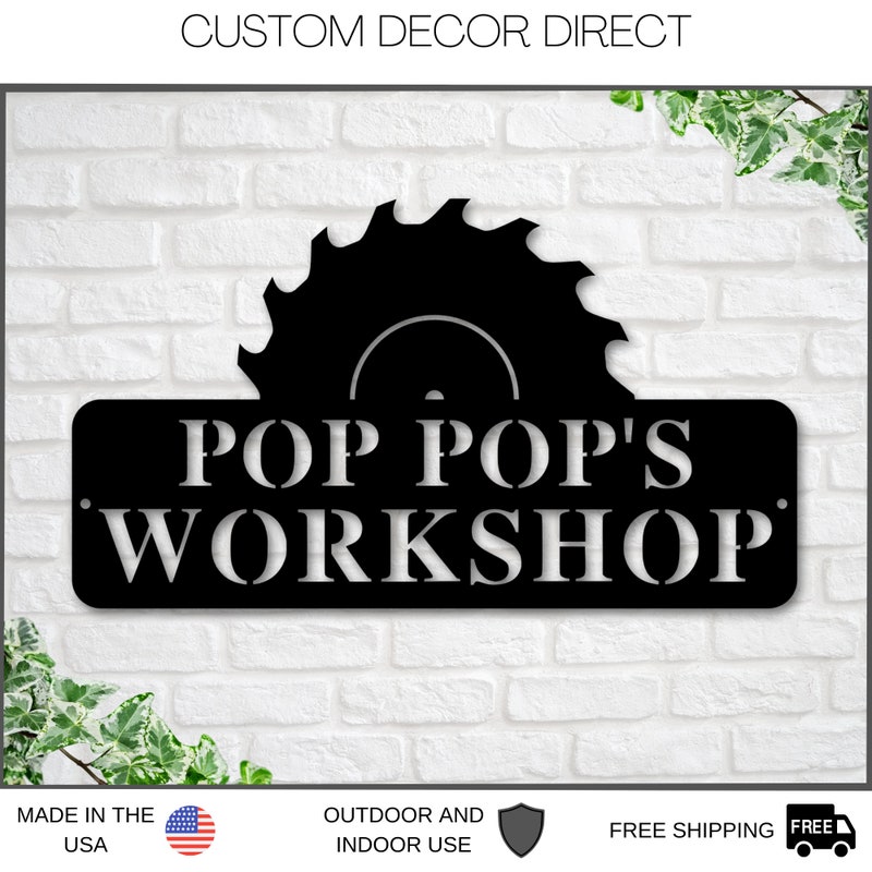 Workshop Sign - Etsy