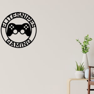 Gaming Sign, Gamer Sign, Gaming Username Sign, Game Room Sign, Console ...