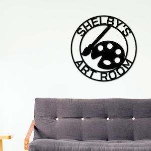 Art Room Sign, Craft Room Sign, Arts and Crafts Sign, Metal Sign, Hobby ...