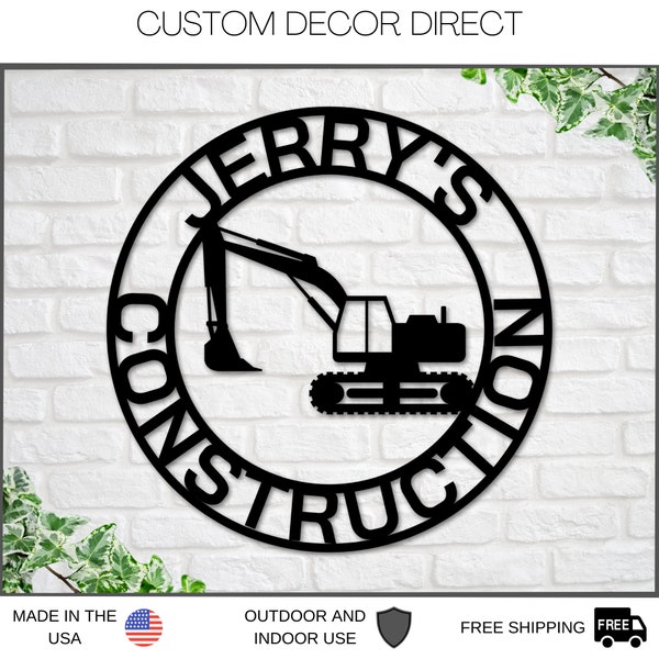 Metal Construction Sign - Etsy