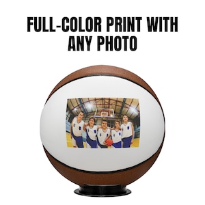 Custom Basketball, Personalized Basketball, Basketball Team Picture ...