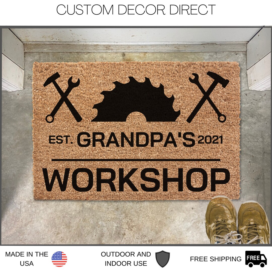 Personalized Fathers Day Gift, Grandpa's Workshop, Grandpa's Garage ...