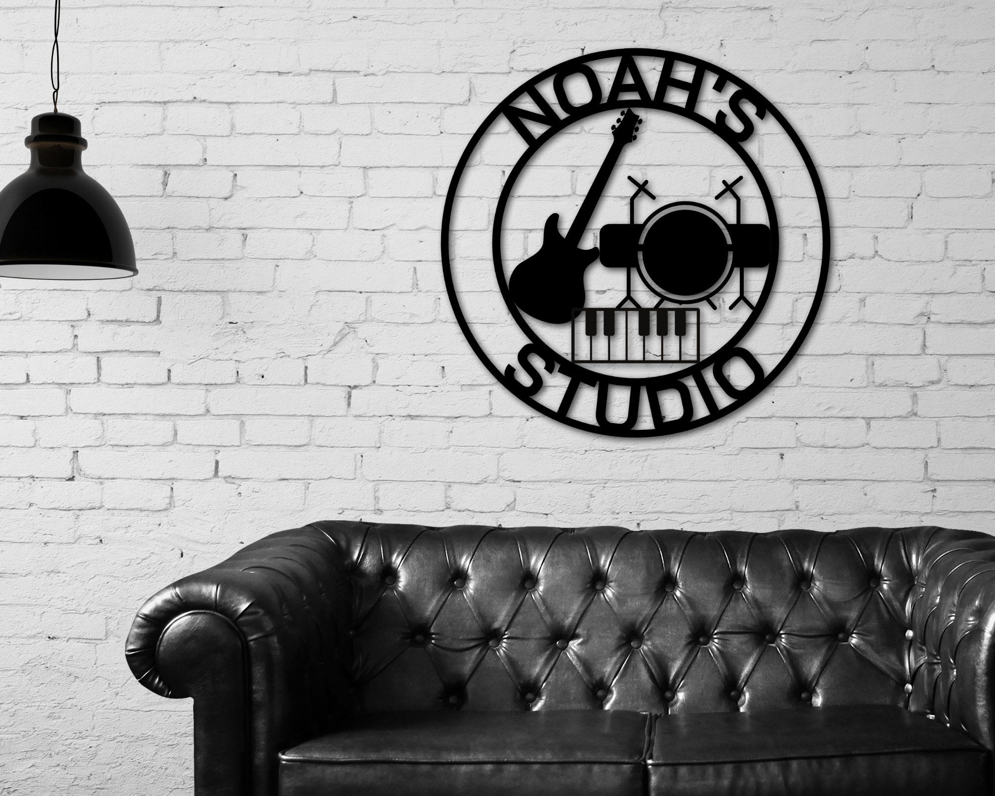 Custom Music Room Sign Music Studio Metal Sign Personalized | Etsy