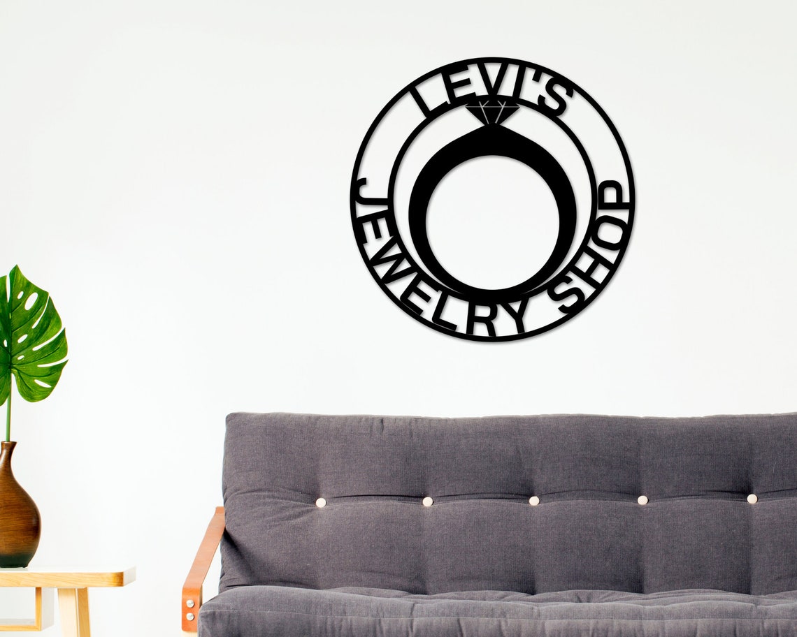 Jewelry Shop Sign Personalized Jeweler Sign Gift for - Etsy