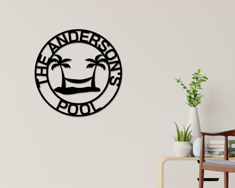 Custom Pool Sign Pool Sign Welcome Pool Sign Metal Pool | Etsy