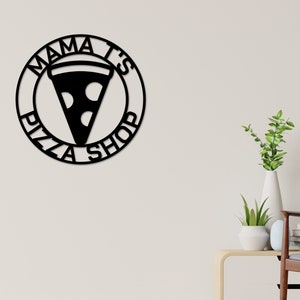 Pizza Shop Sign, Personalized Pizza Sign, Pizza Shop Decor, Custom ...