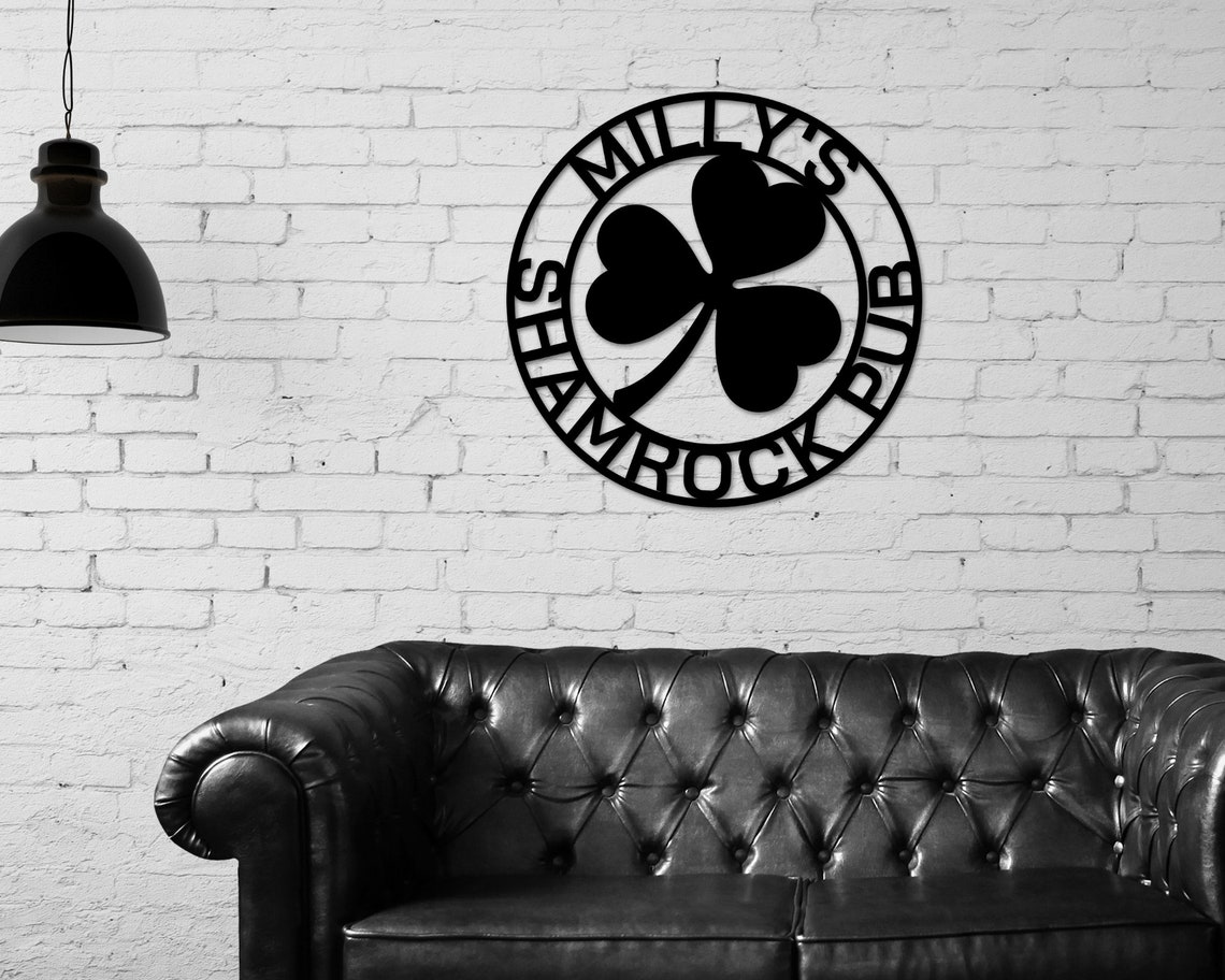 Irish Pub Sign Personalized Irish Bar Sign St. Patrick's - Etsy