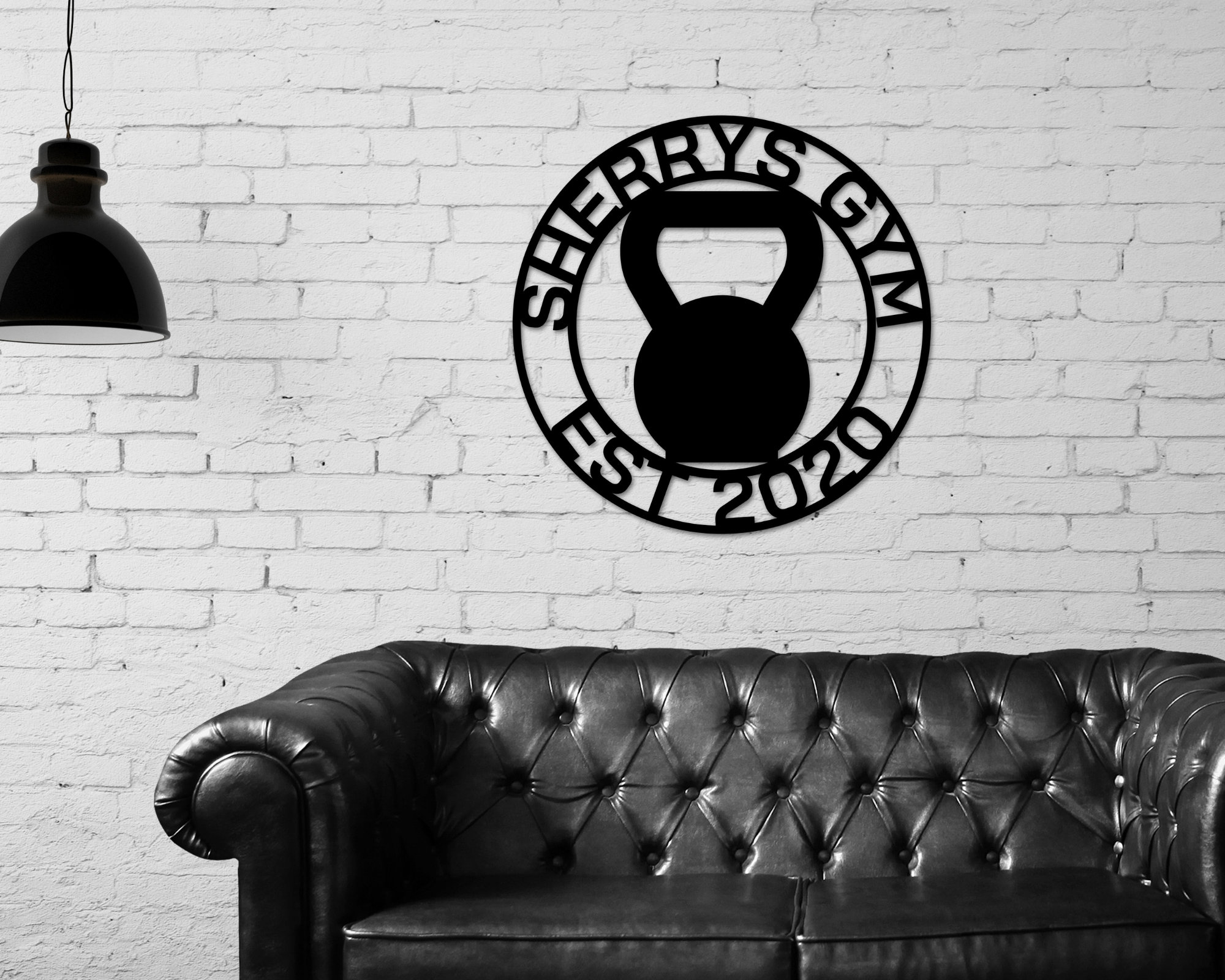 Personalized Gym Sign Kettlebell Sign Gym Kettlebell Sign | Etsy