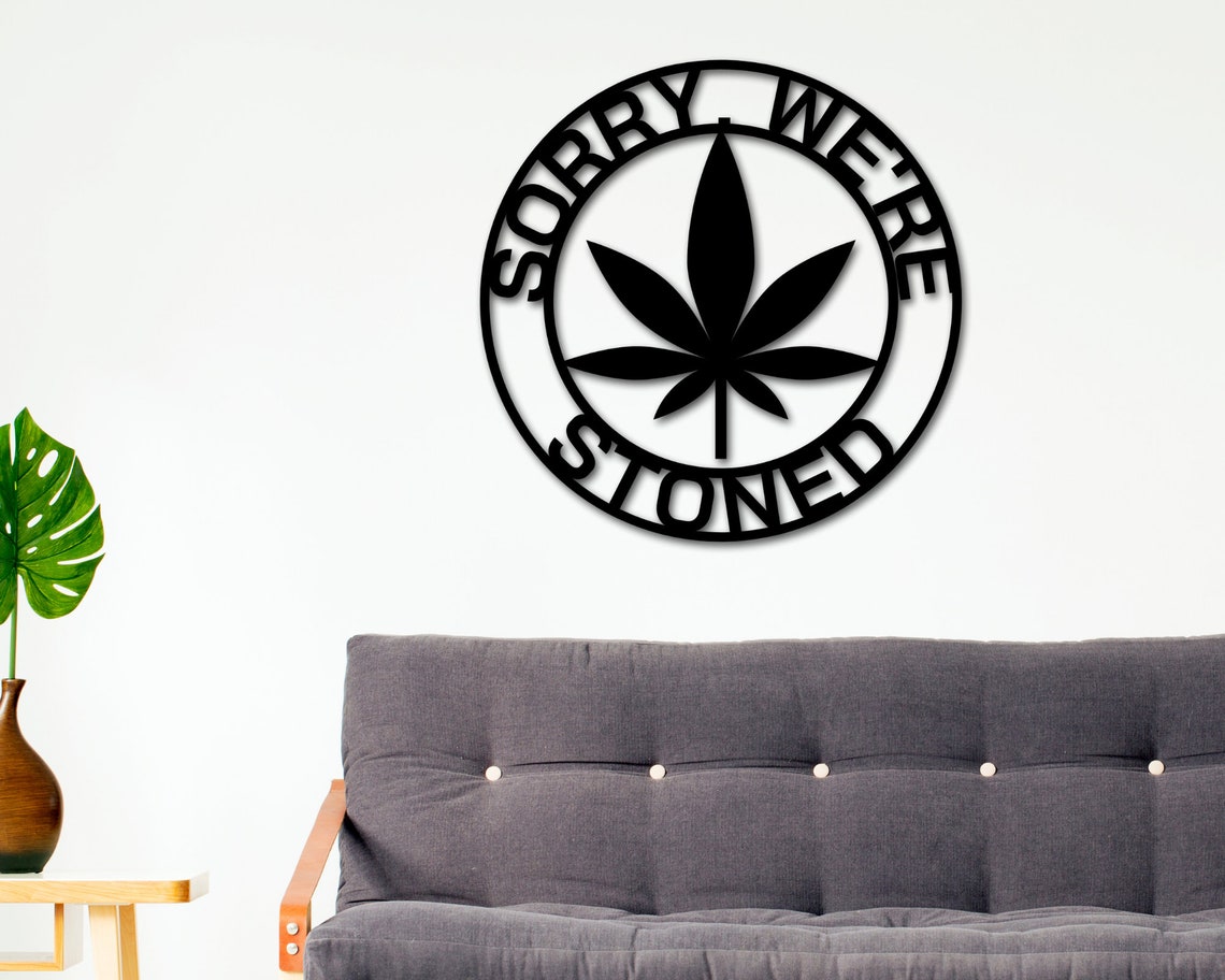 Custom Marijuana Sign Weed Metal Wall Decor Marijuana - Etsy