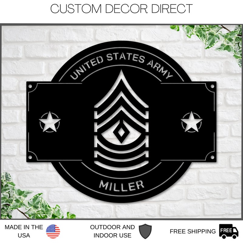 Army Rank Wall - Etsy