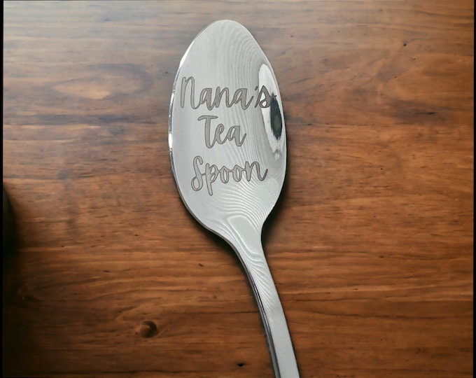 Customized Spoon, Personalized Coffee Spoon, Custom Spoon, Personalized ...