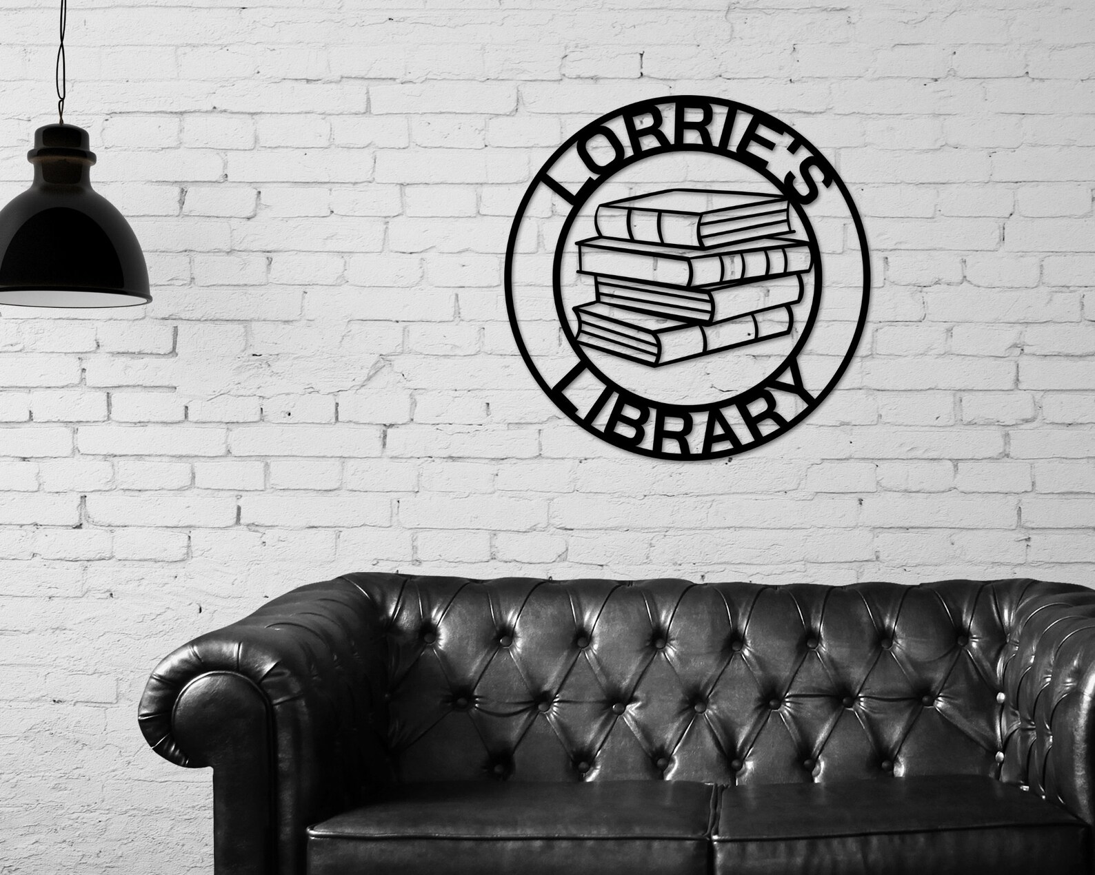 Reading Room Sign, Custom Library Sign, Personalized, Metal Book Sign ...