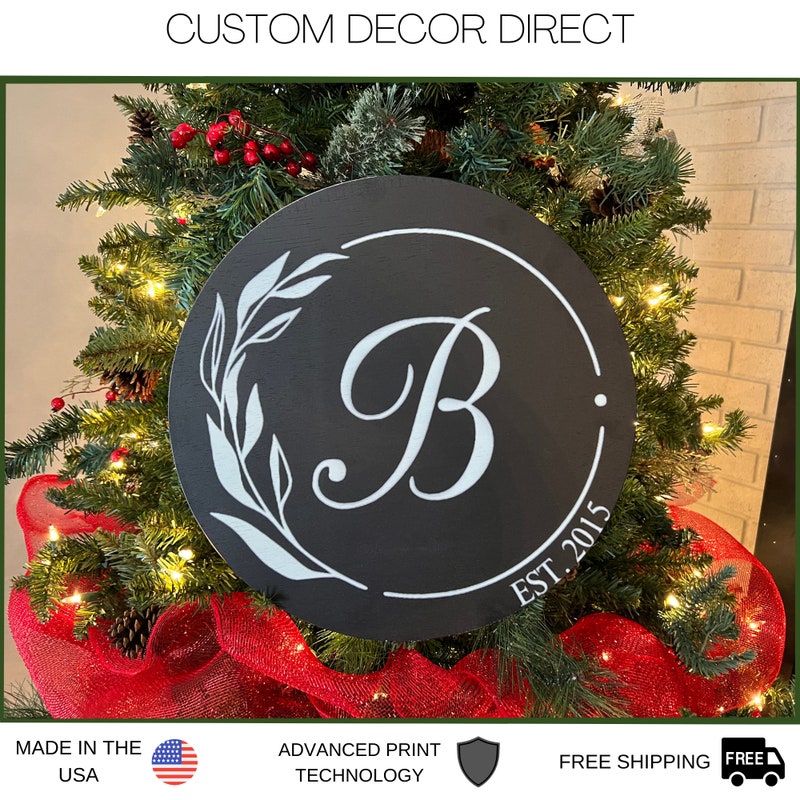 Wood Initials - Etsy