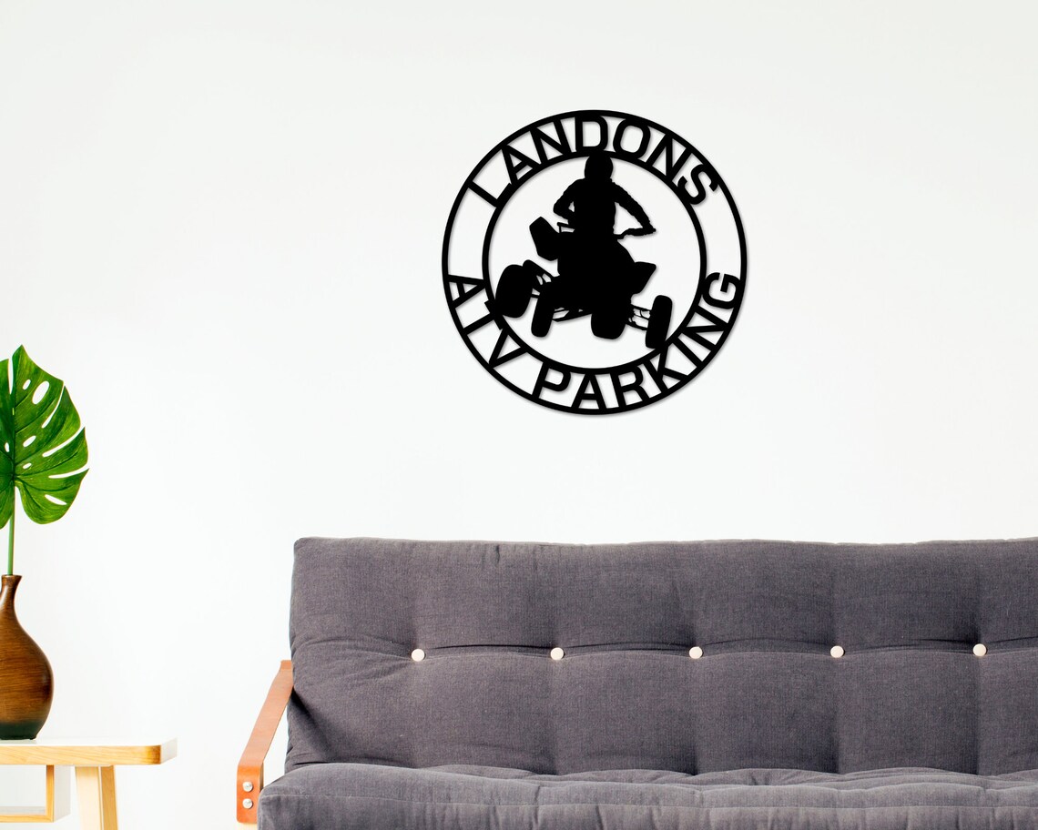 Four Wheeler Parking Sign Four Wheeler Sign ATV Sign ATV | Etsy